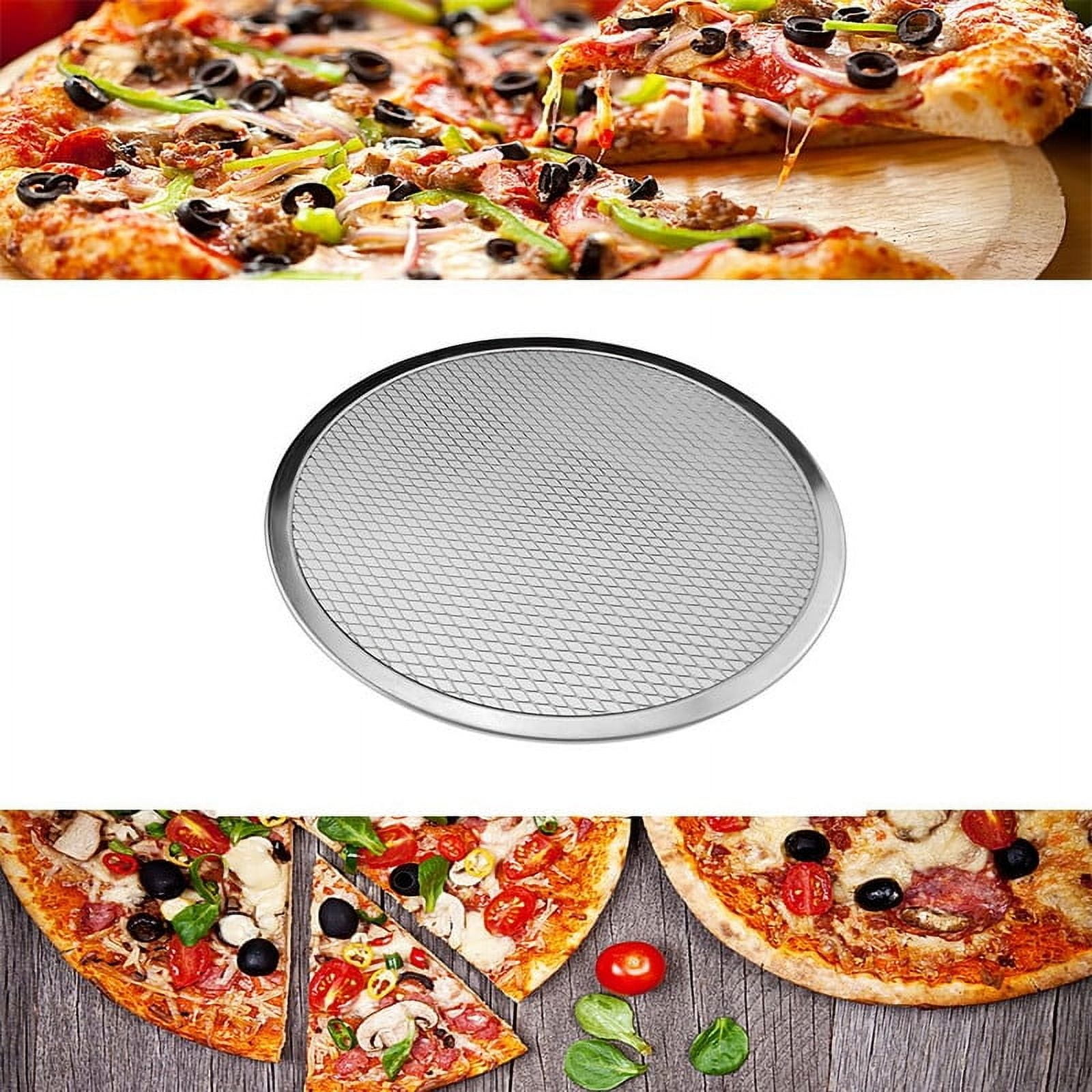 Oven Roasting Pan Oven Tray Pizza Tray with Holes Pizza Pans 13 Inch ...