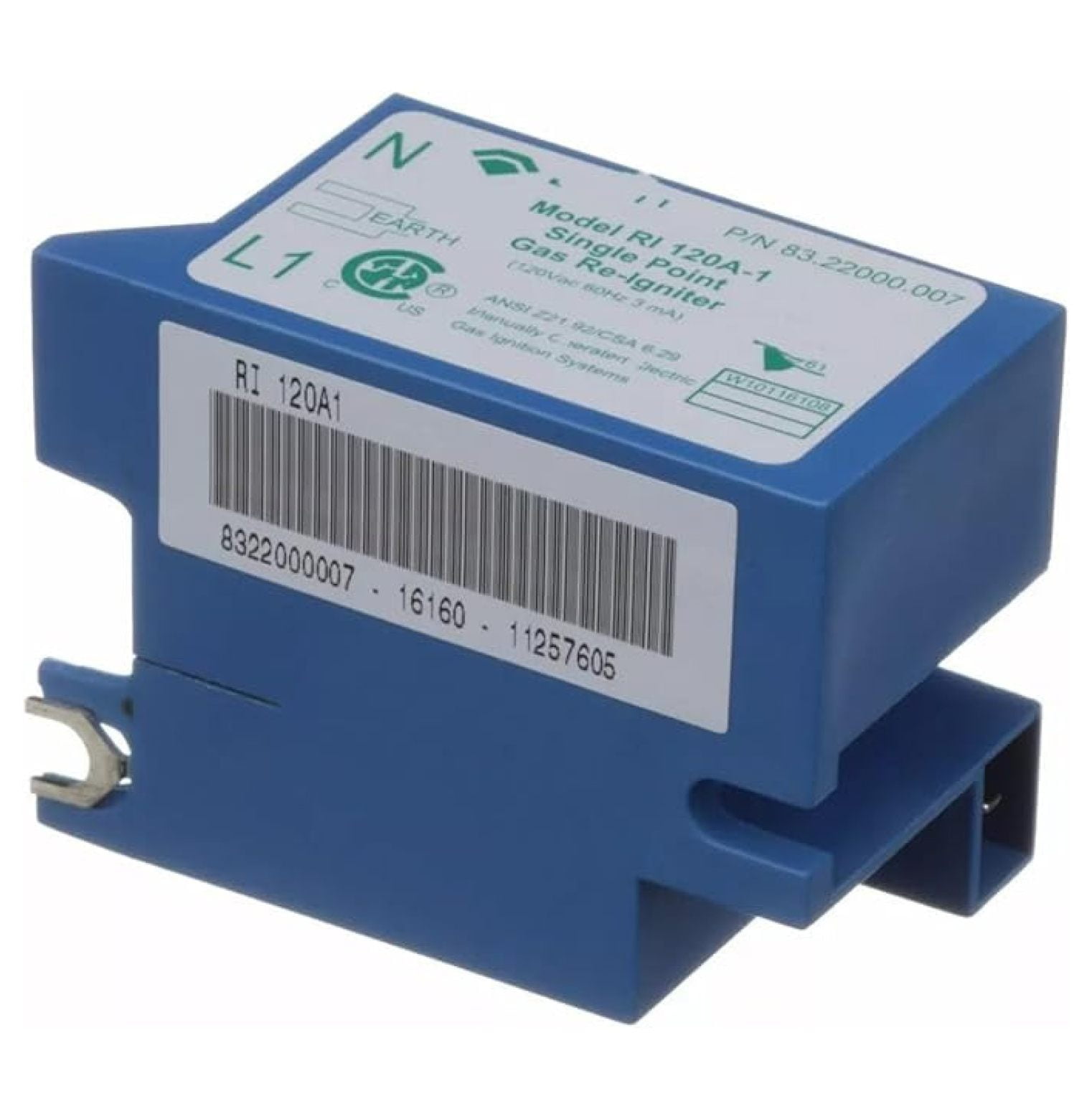 Oven Single Point Gas Re-Igniter Module for E.G.O/Tytronics 120A-1 ...