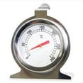 Oven Thermometer Stainless Steel Stand Up Food Meat Temperature Gauge ...
