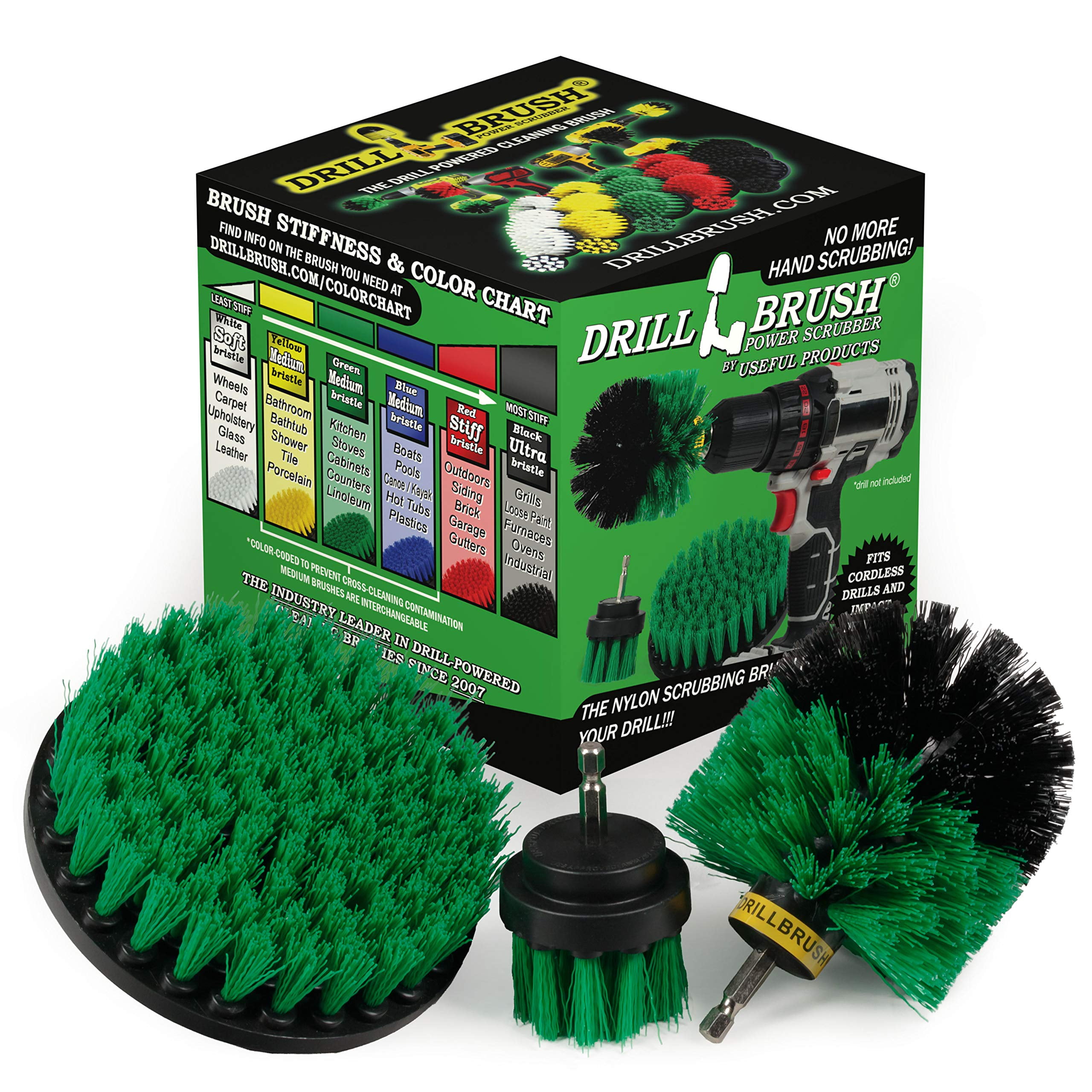 Oven & Tile & Grout Cleaning Kit – Quick Change Kitchen Scrubber Kit by ...