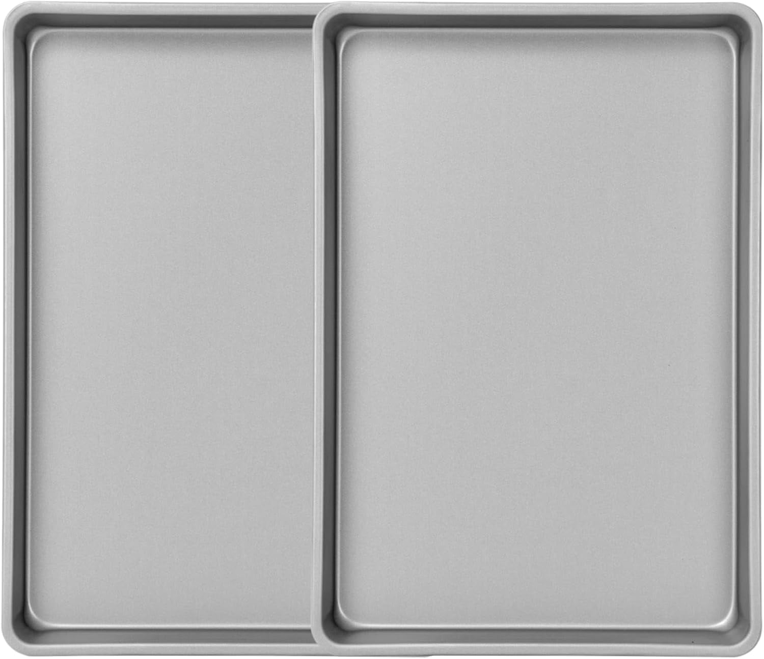 OvenStuff Set of Two Nonstick Sheet Cake Pans, Gray, HG269-AZ - Walmart.com