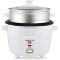 Ovente 10-Cup Electric Rice Cooker, White - Walmart.com