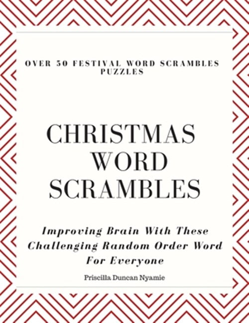 Over 50 Festival Word Scrambles Puzzles: CHRISTMAS WORD SCRAMBLES ...