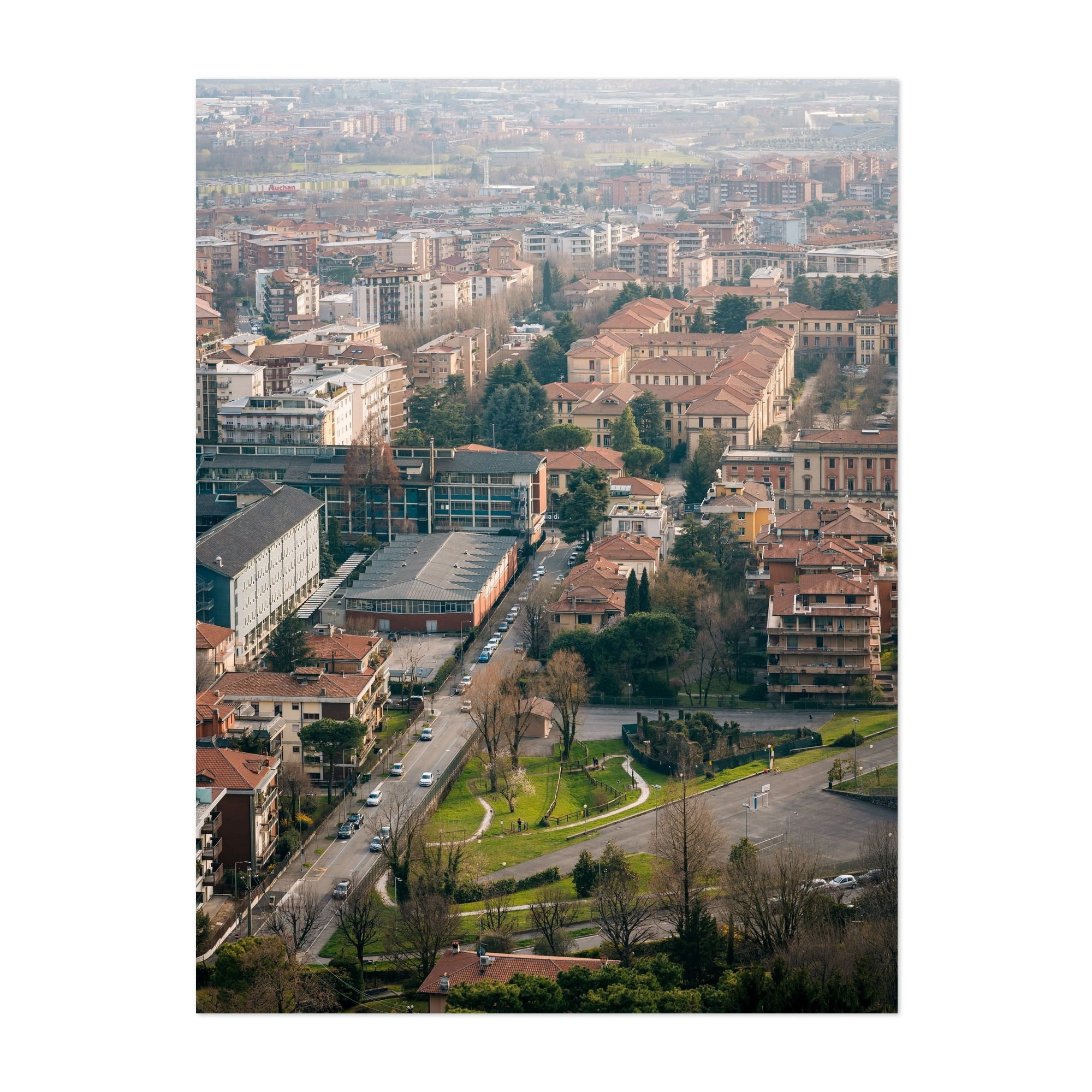 Over Bergamo 03 - Bergamo Lombardy Italy Photography Cityscape ...