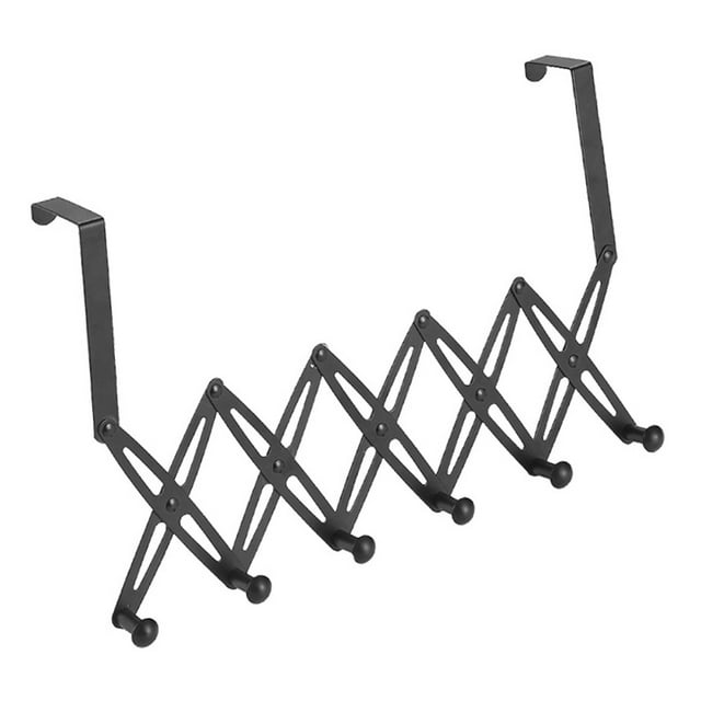 Over Door Hooks Expandable Stainless Steel Clothes Coat Rack for ...