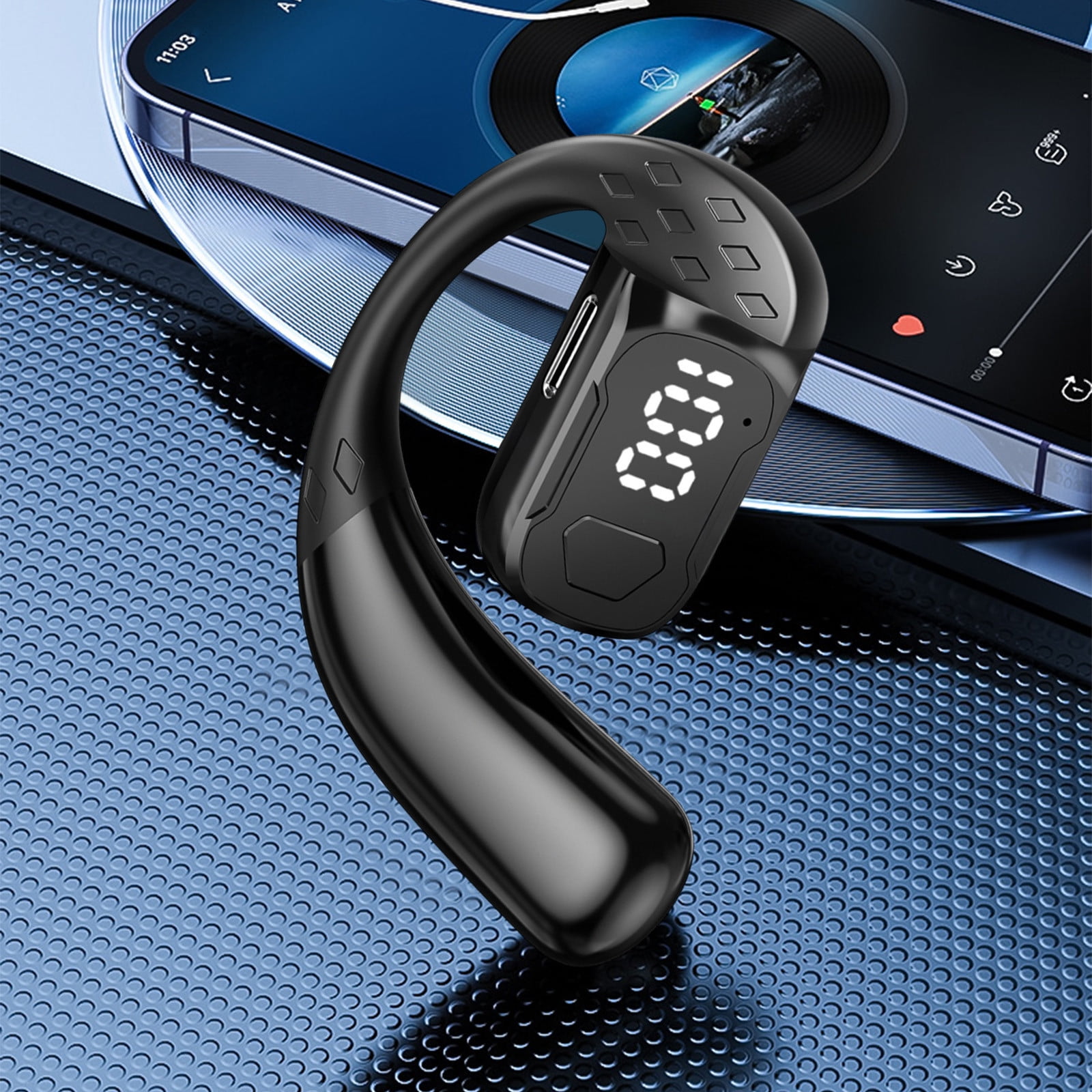 Over-Ear Bluetooth 5.4 Headphones Wireless Earphones, Low Latency,Smart ...