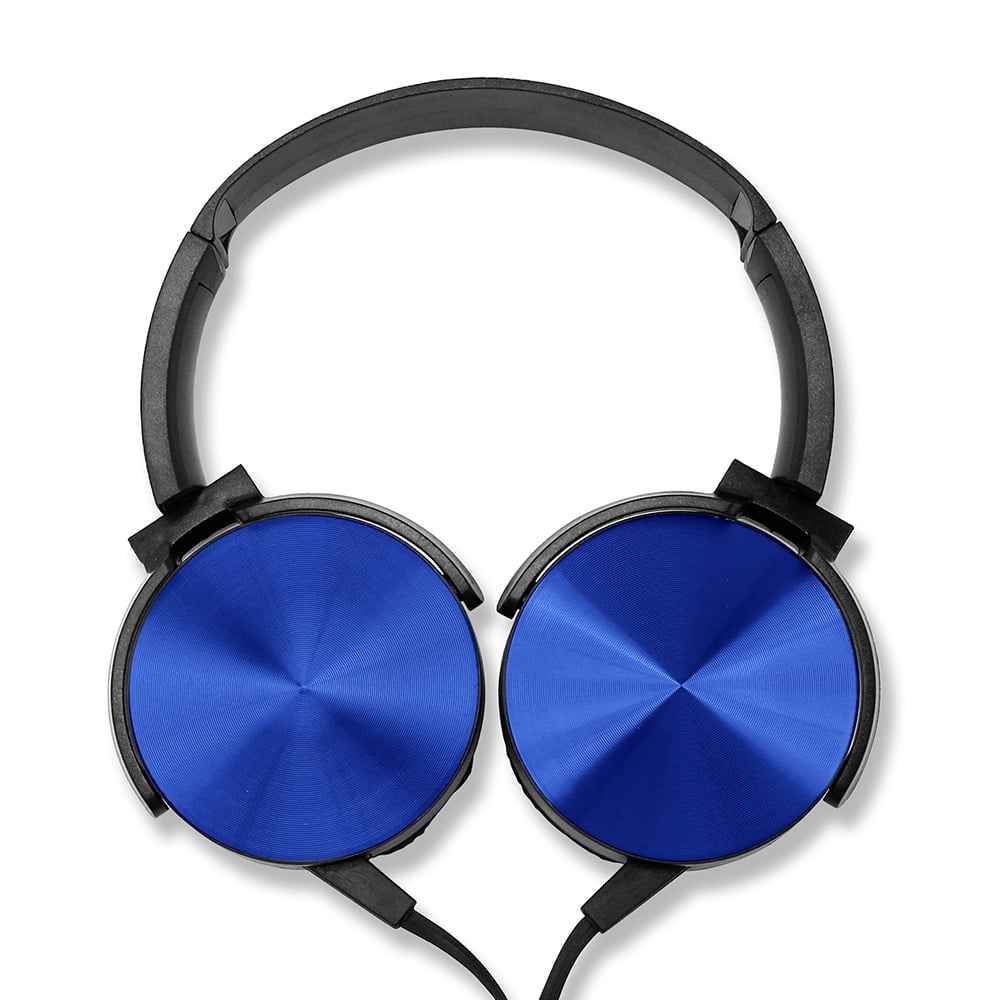 Over Ear Headphone Earphone Headset with Mic Wired Noise Cancellation ...