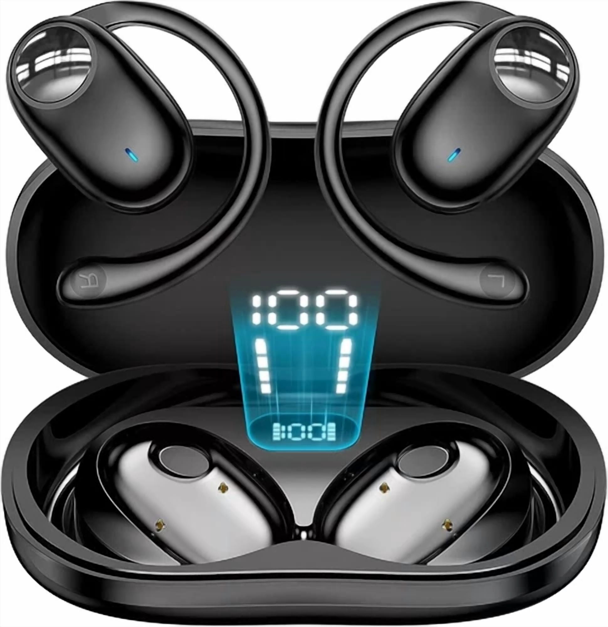 Over-Ear Headphones Wireless Earbuds 60Hrs Playback Ipx7 Waterproof ...