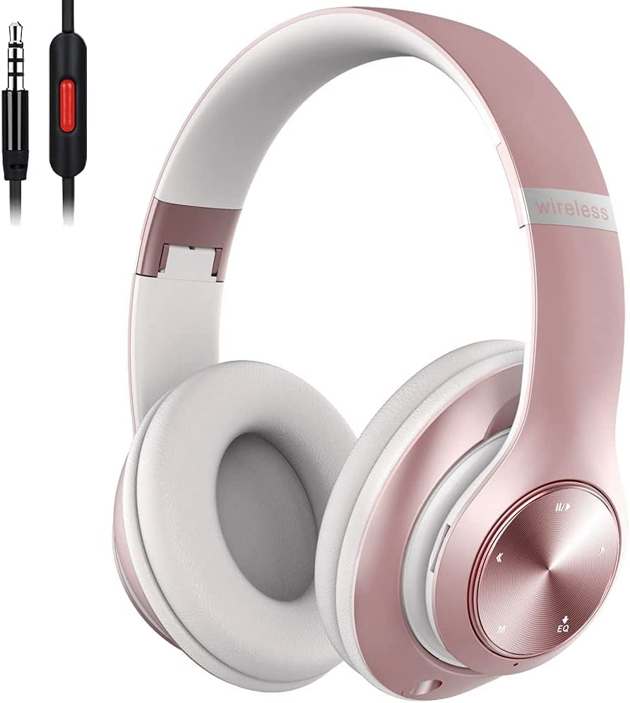 Over Ear Noise Cancelling Headphones, Wireless Bluetooth Foldable ...