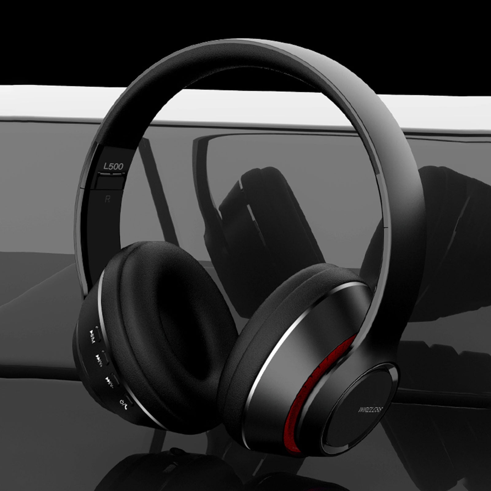 Over Ear Wireless Bluetooth Headphones with Mic,Stereo Noise Reduction ...