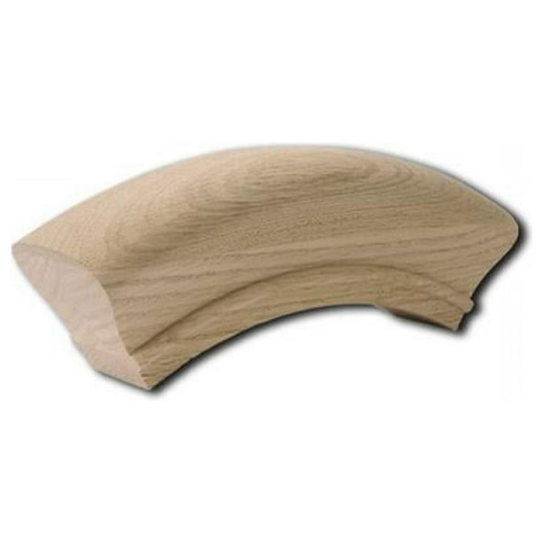 Over Easing Wood Handrail Fitting, White Oak - Walmart.com