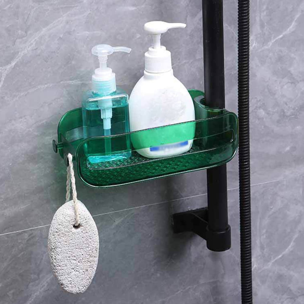 Over Faucet Kitchen Sink Caddy Faucet Drainage Shelf with 2 Hooks for ...