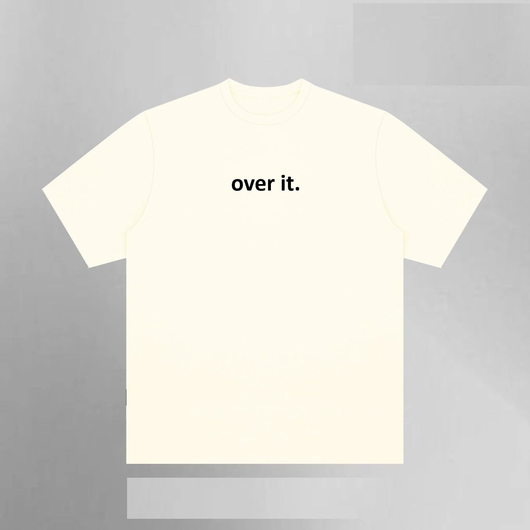 Over It Tee, Chill Gen Z Mood Shirt with Minimal Sass & Relatable ...