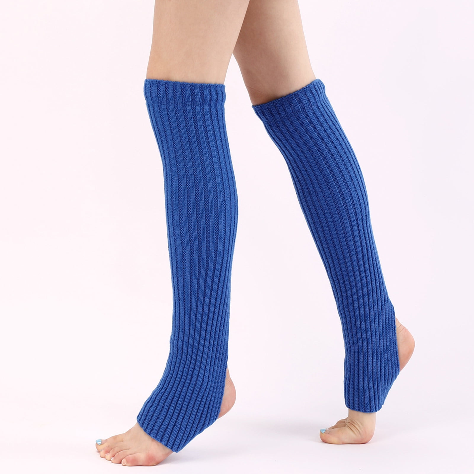 Over-Knee Knit Boot Covers - Winter Thermal Socks for Ballet Fitness ...