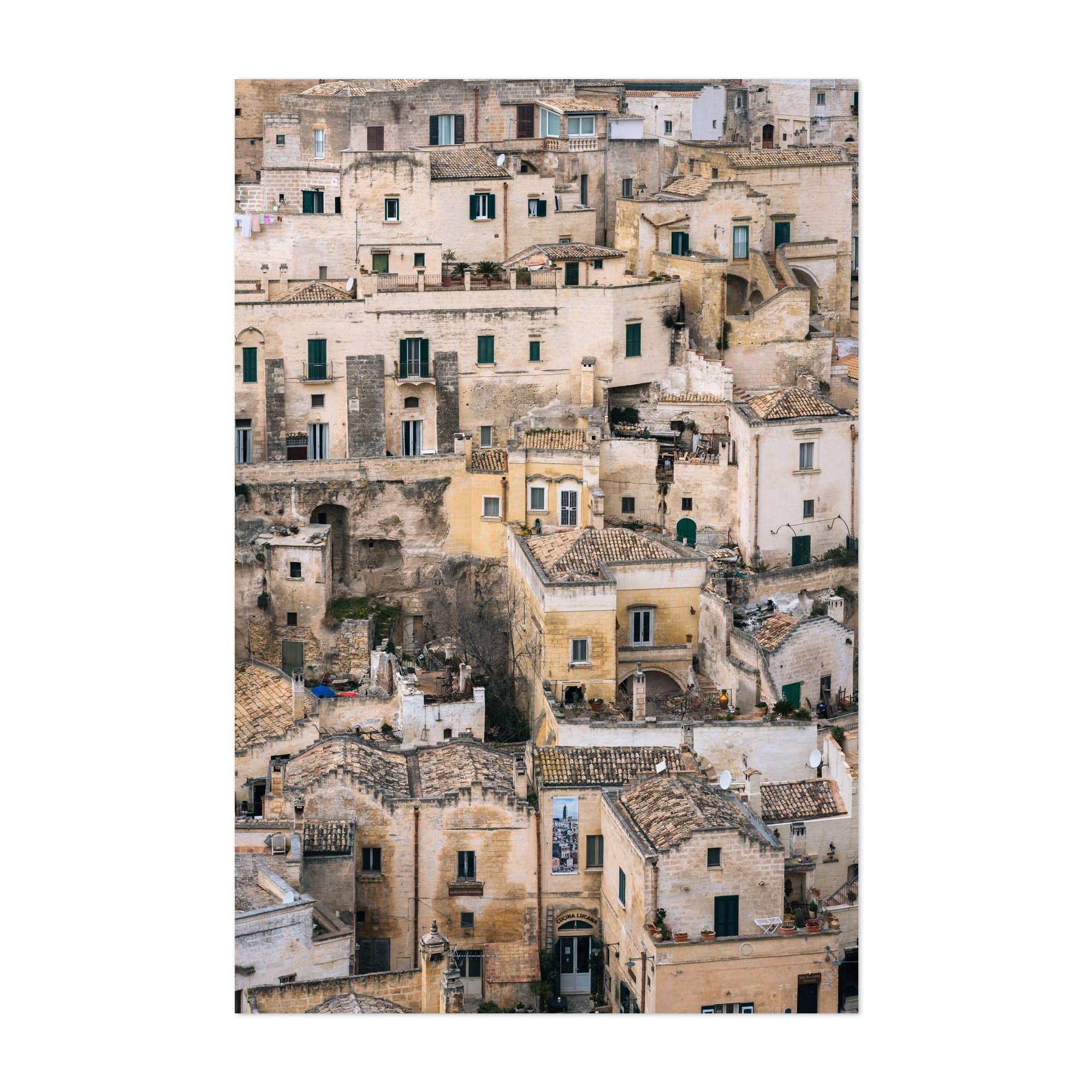 Over Matera 03 - Matera Basilicata Italy Photography Unframed Wall Art ...