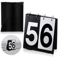 Tabletop Flip Scoreboard Scoring Board 6 Digital Score Keeper Practical ...