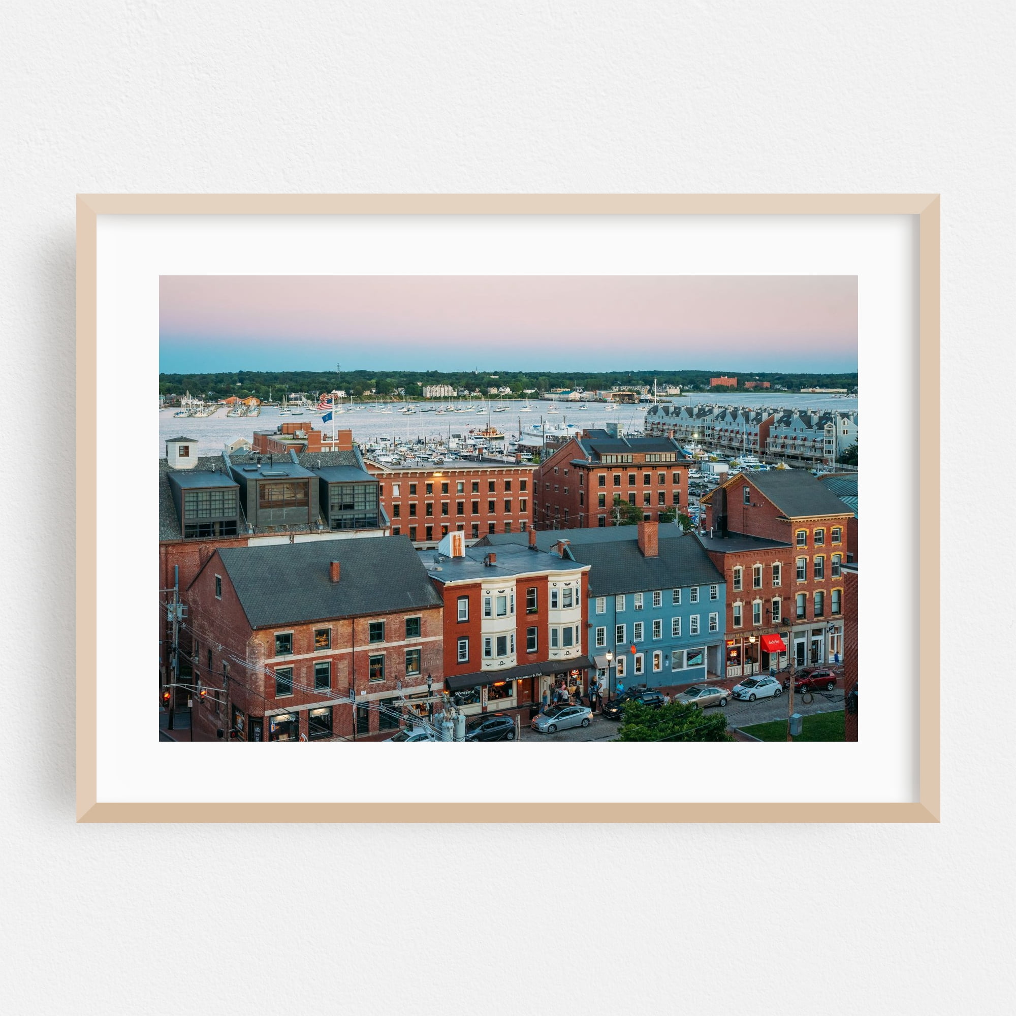 Over Portland 01 - Portland Maine Photography Harbor City Architecture ...
