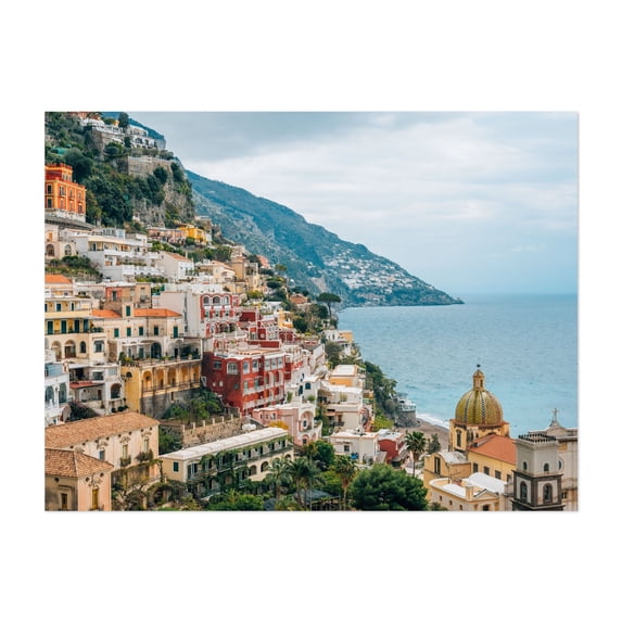 Over Positano 01 - Positano Campania Italy Photography Unframed Wall ...