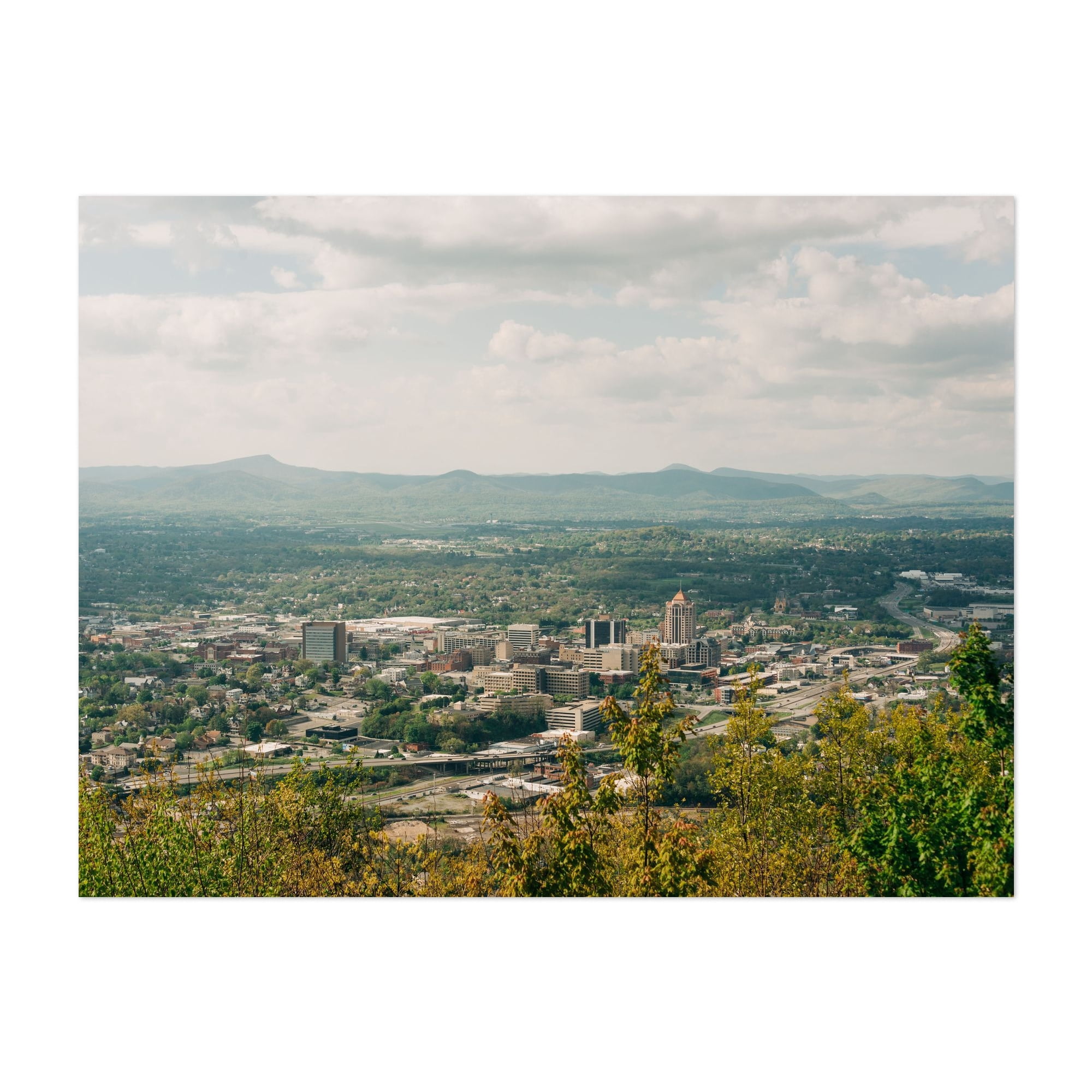 Over Roanoke 01 - Roanoke Virginia Photography City Skyline Landscape ...