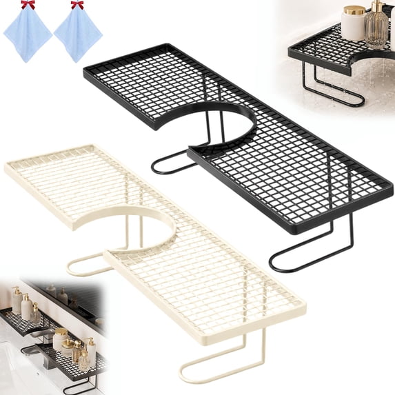 Over Sink Faucet Storage Rack, No-Drill Faucet Storage Rack, U-Shaped ...