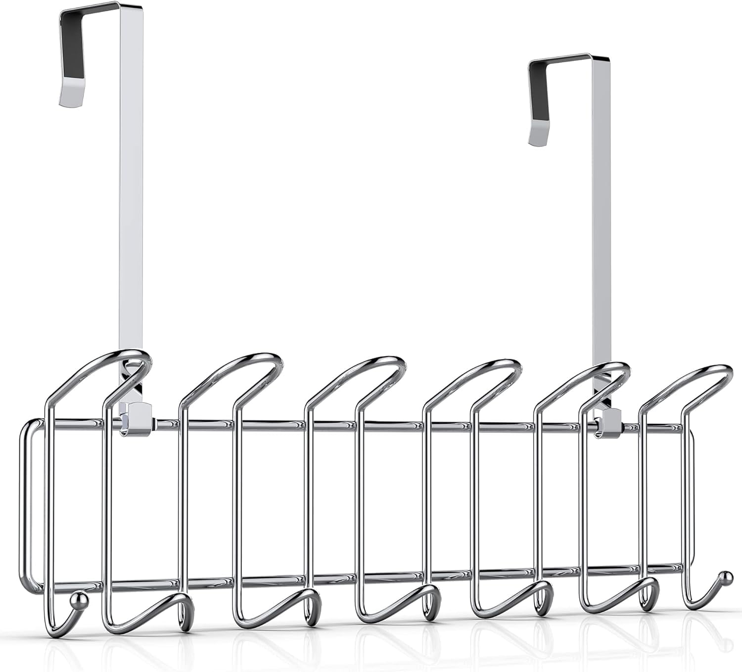 Over The Door 13-Hook Rack Heavy-Duty, Wall Mounted Coat Rack,Door ...