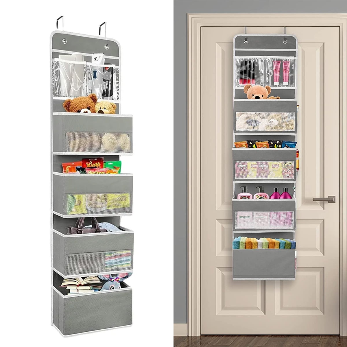 Over The Door Hanging Organizer,Wall Mount Storage Hanging Organizer ...