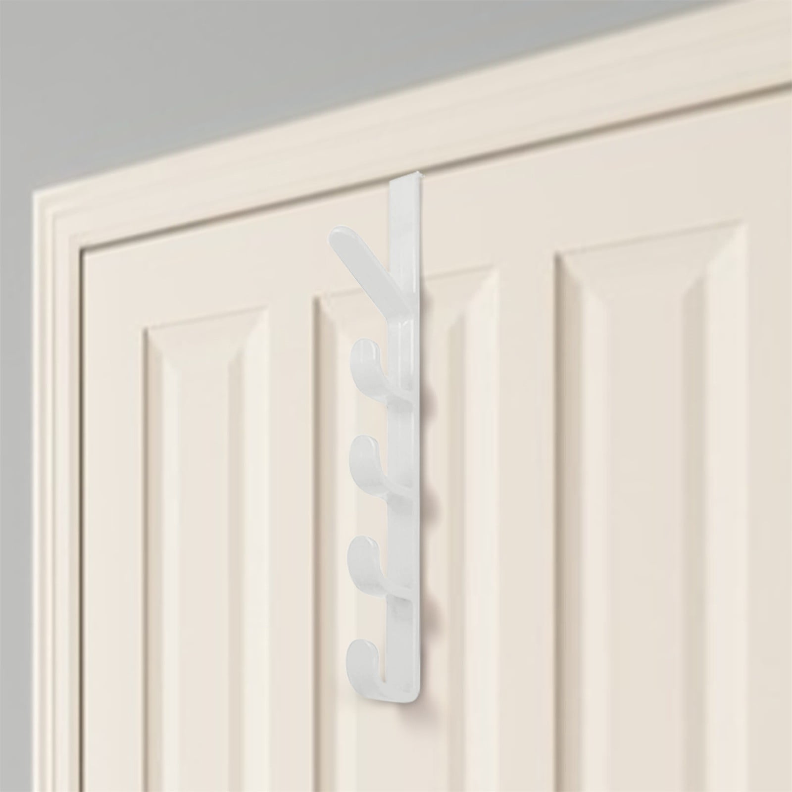 Over The Door Hook Hanger | 5-Hook Heavy-Duty Organizer Rack For Coats ...