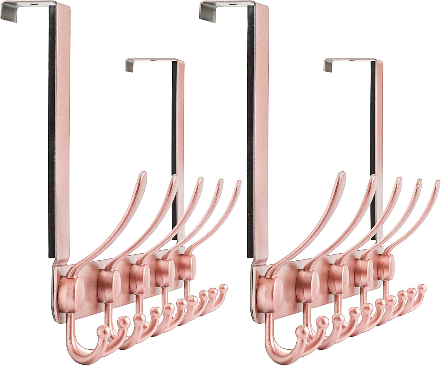 Over The Door Hook Hanger - 5 Tri Hooks, Heavy Duty Over The Door Towel ...