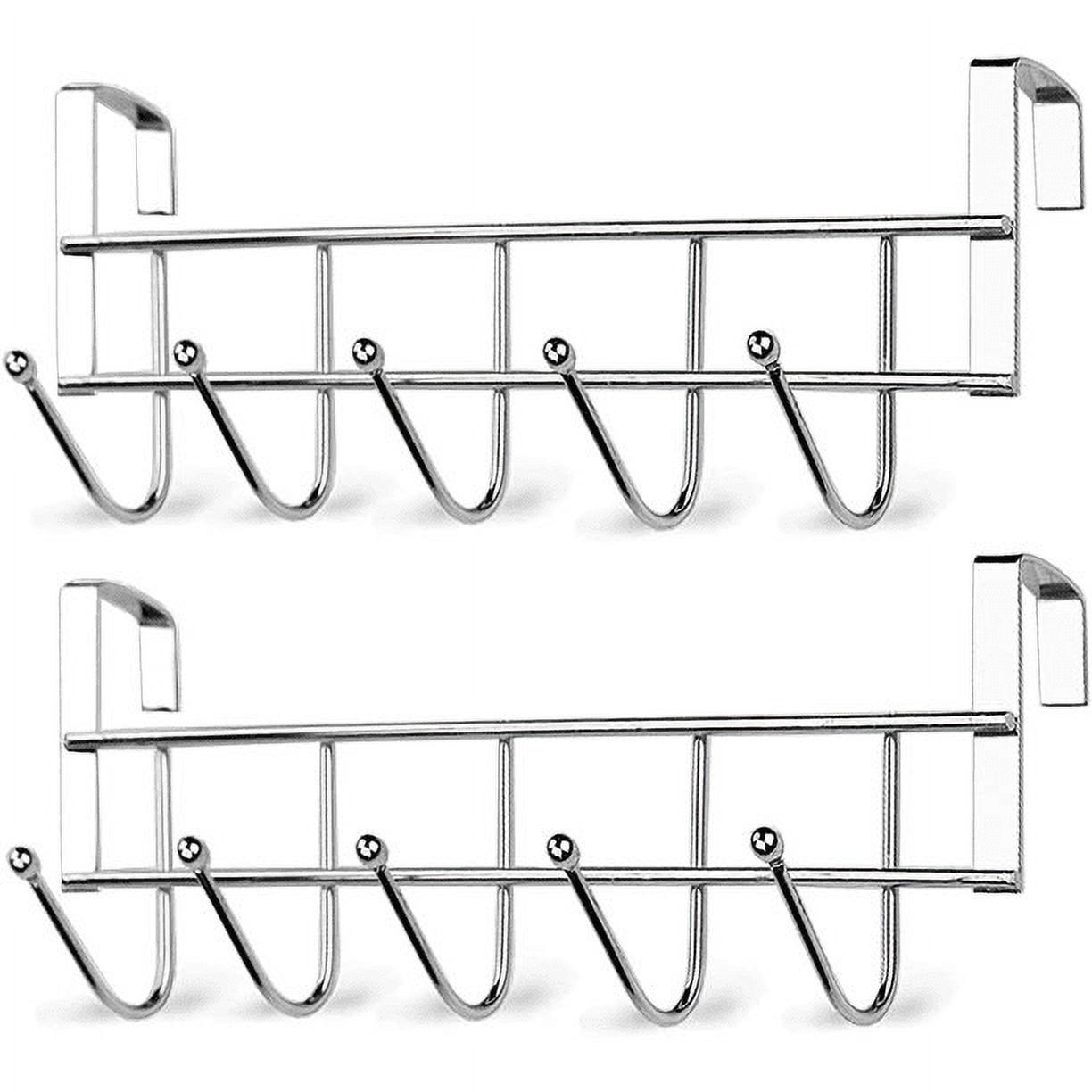 Over The Door Hook - Stainless Steel Coat Racks (2 Pack) - Duty Coat ...
