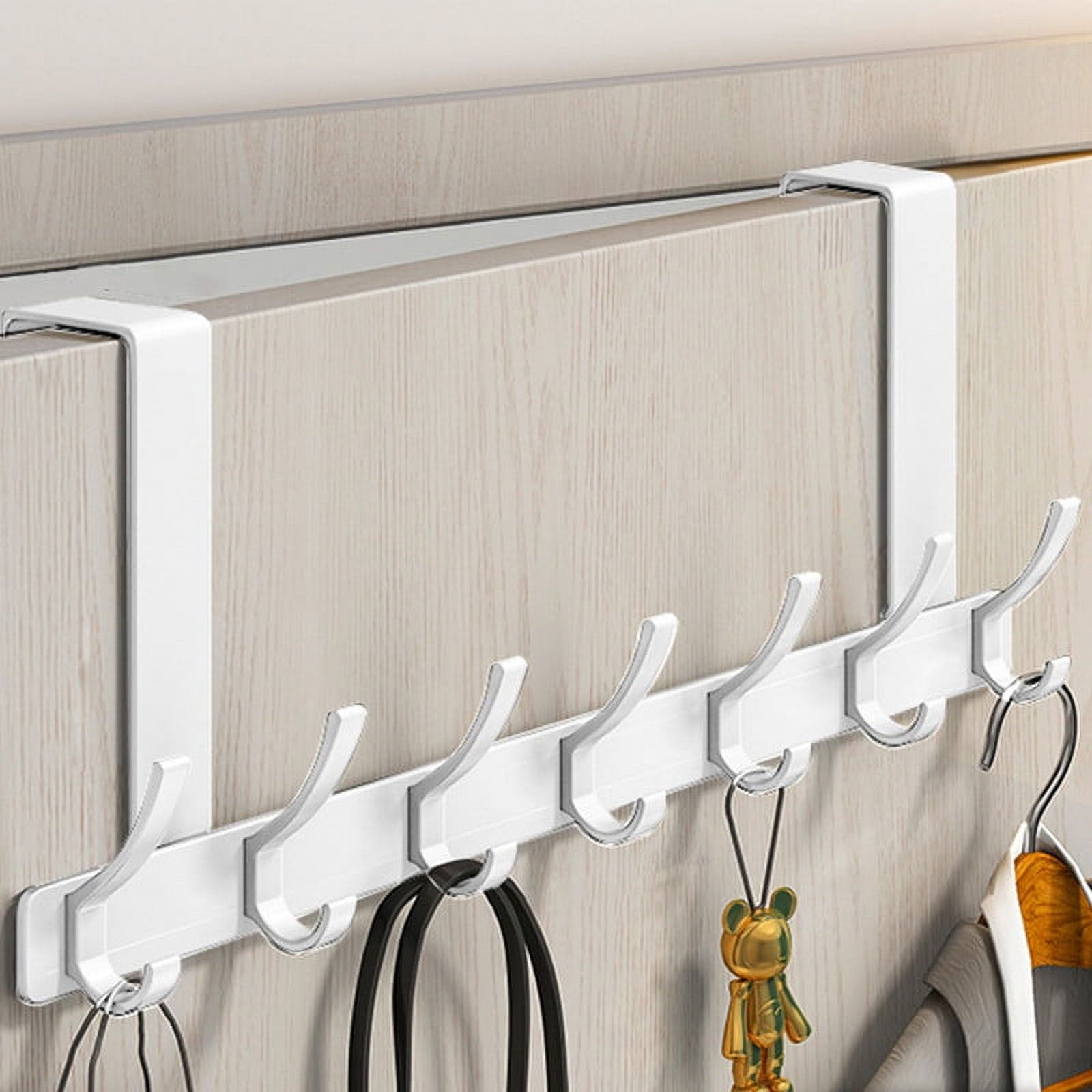 Over The Door Hook, Stainless Steel Heavy Duty Over Door Hanger Holder ...