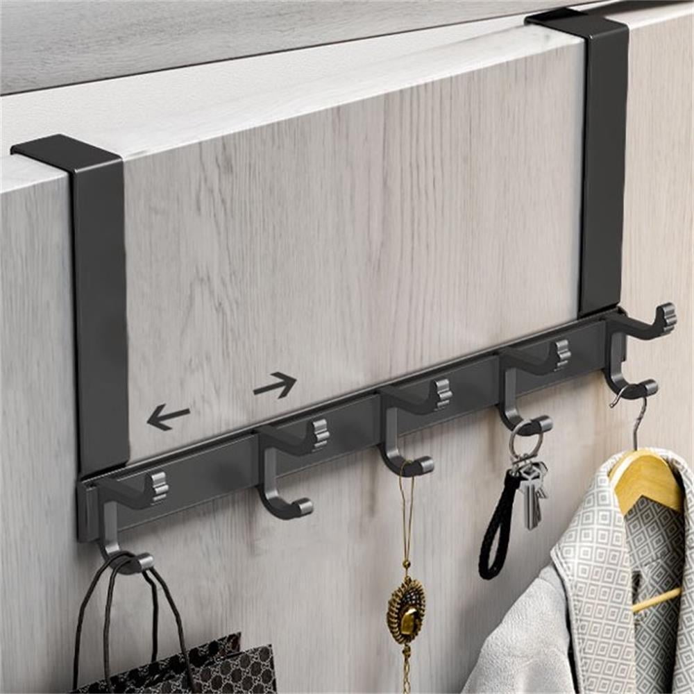 Over The Door Hook, Over The Door Towel Rack with 5 Hooks for Hanging ...
