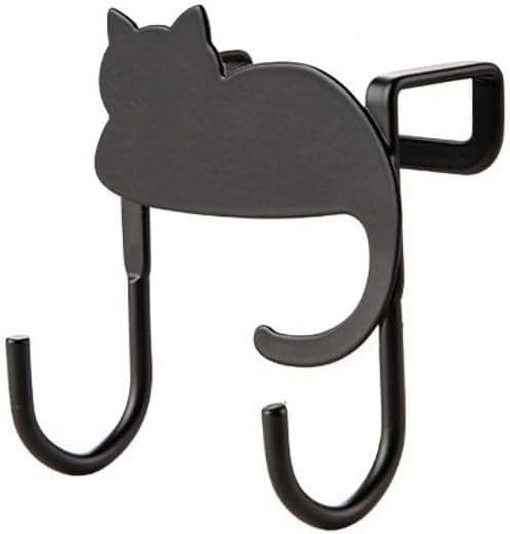 Over The Door Hooks Cute Cat Design Cabinet Hangers Hooks Heavy Duty ...