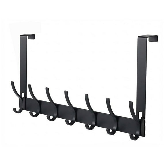 Hook Behind the Door, Over The Door Hooks, Door Hanger with 7 Double ...