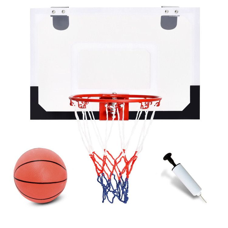 Over-The-Door Mini Basketball Hoop Includes Basketball and 2 Nets As ...