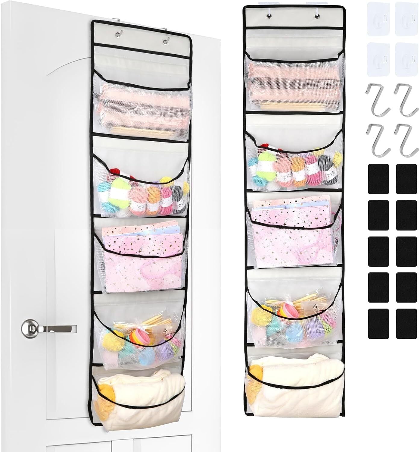 Over The Door Pantry Organizer Hanging Storage Room Organizer Bedroom ...