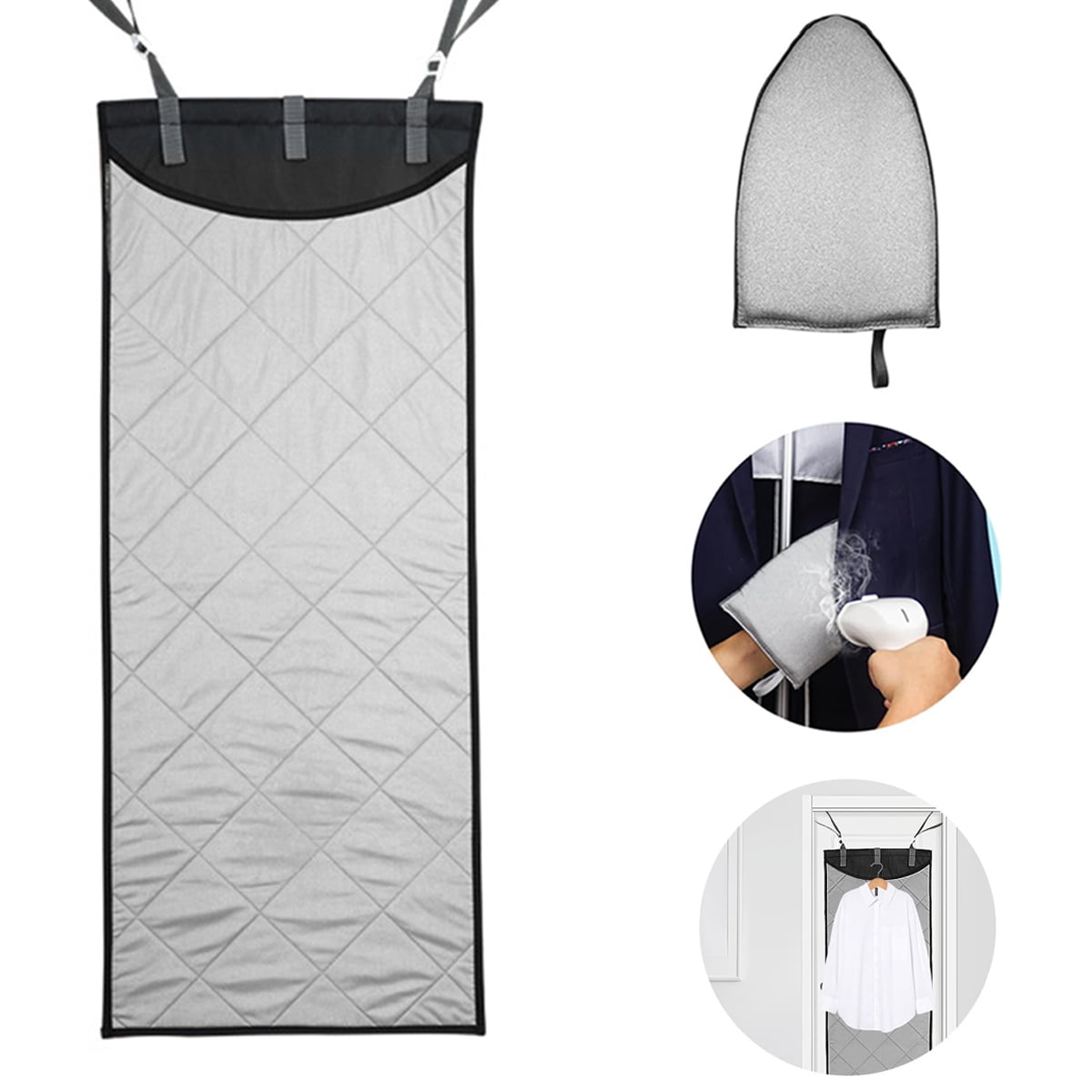 Over The Door Steamer Pad + Gloves for Handheld Steamer,Steam Press Pad ...