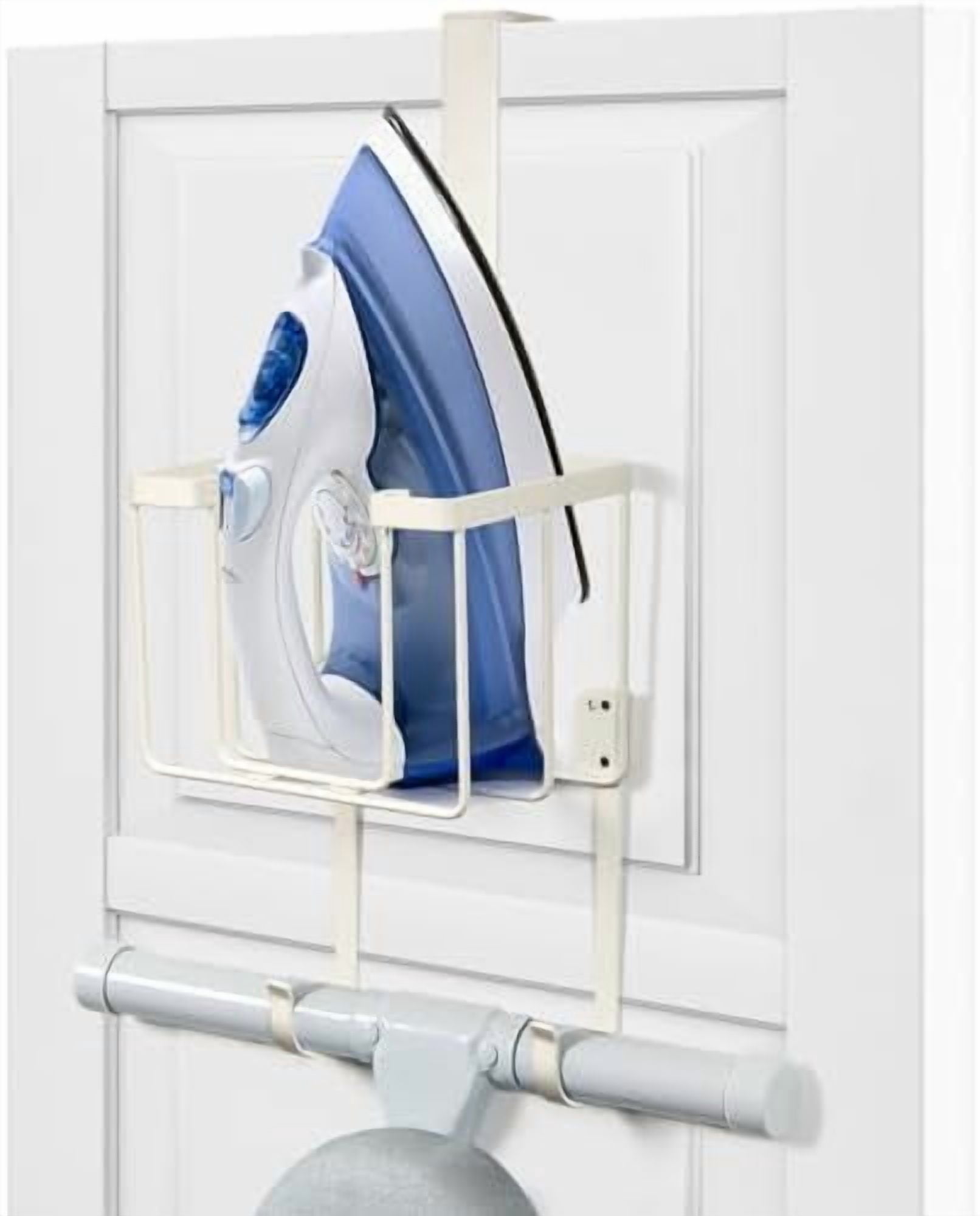 Over The Door/Wall Mount Ironing Board Hanger, Laundry Room Iron and ...