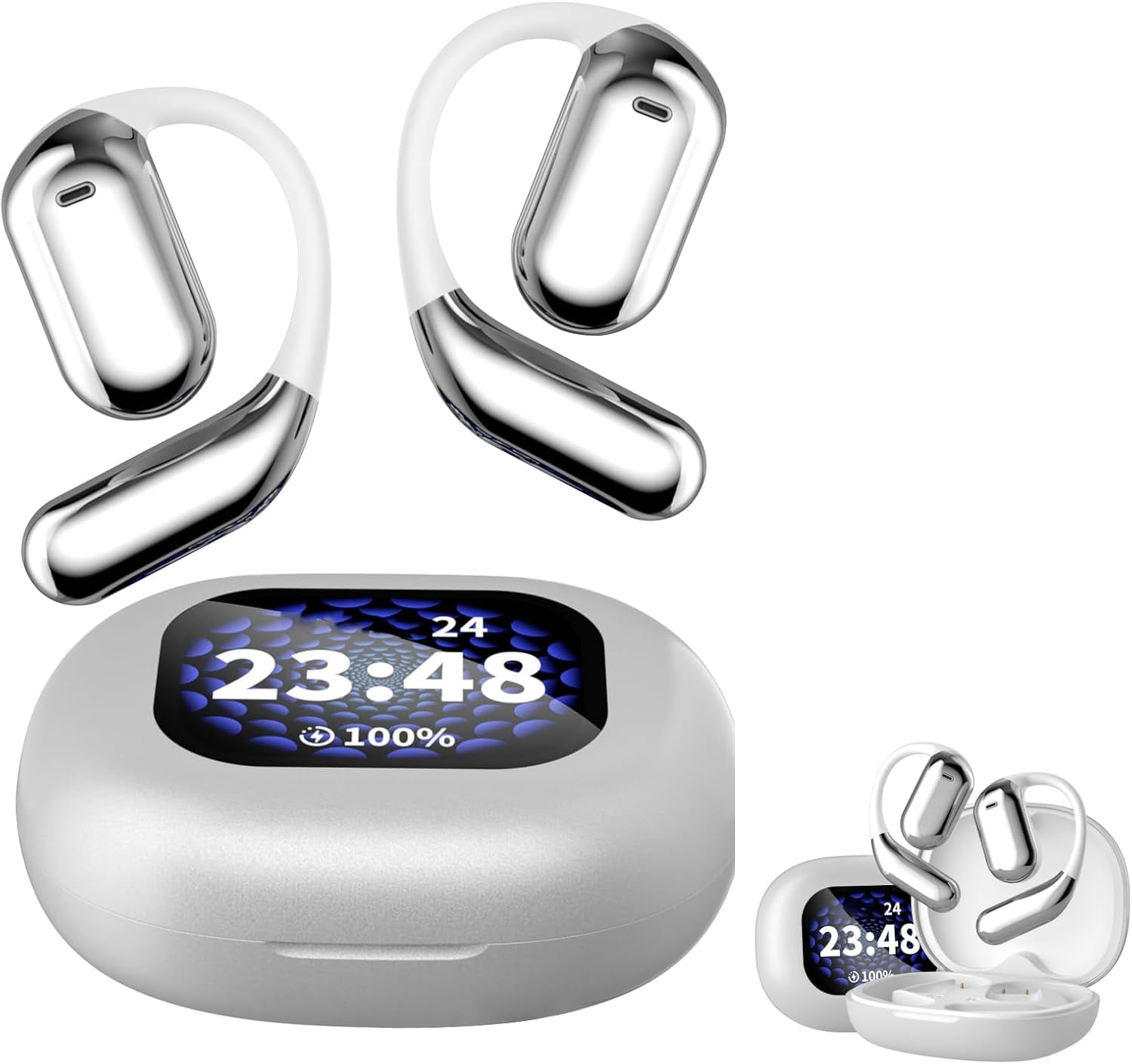 Over The Ear Earbuds XP2, True Wireless Open Ear Earbuds with Bluetooth ...