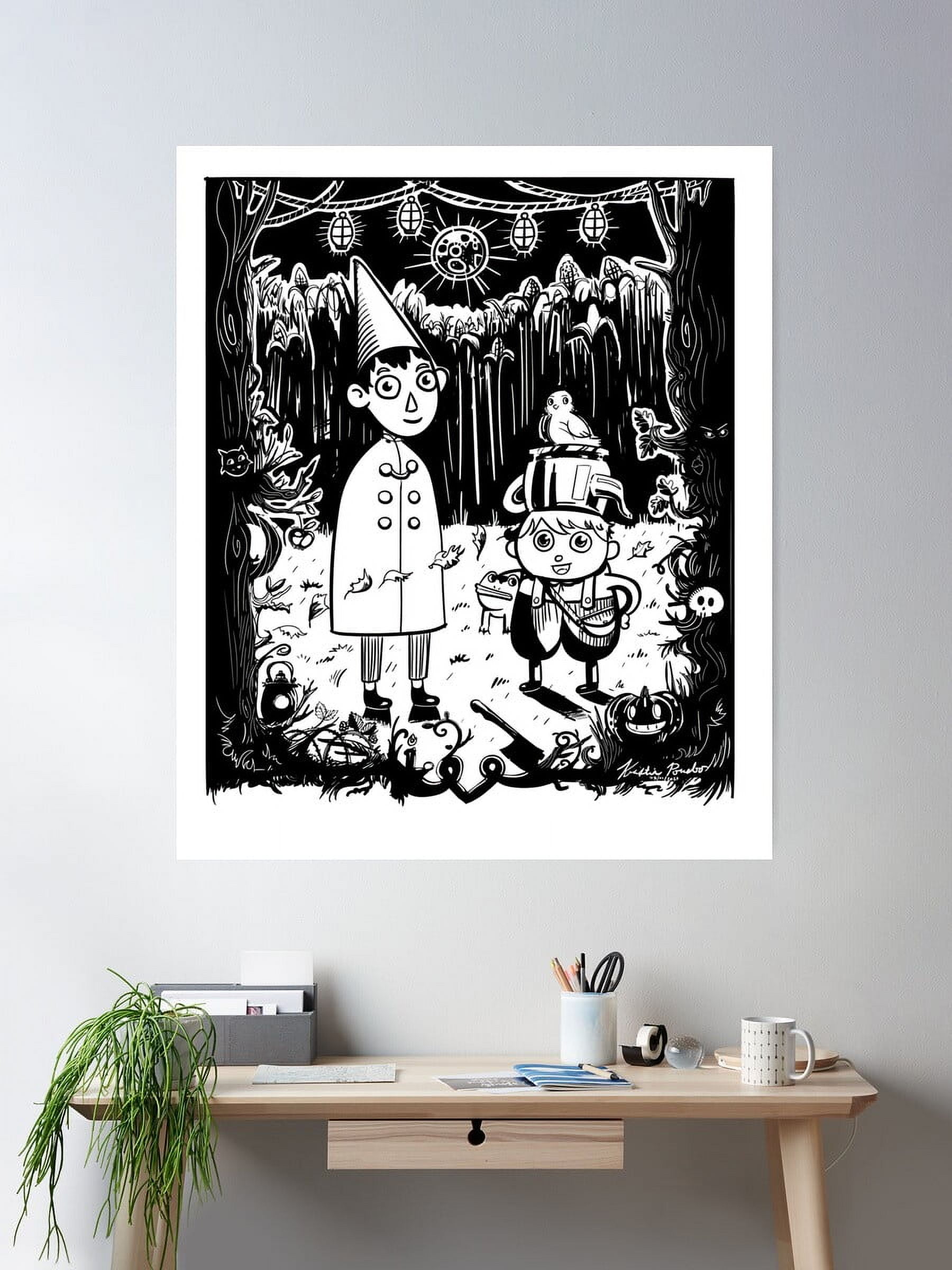 Over The Garden Wall - Greg And Wirt In The Moonlight Poster Wall Art ...
