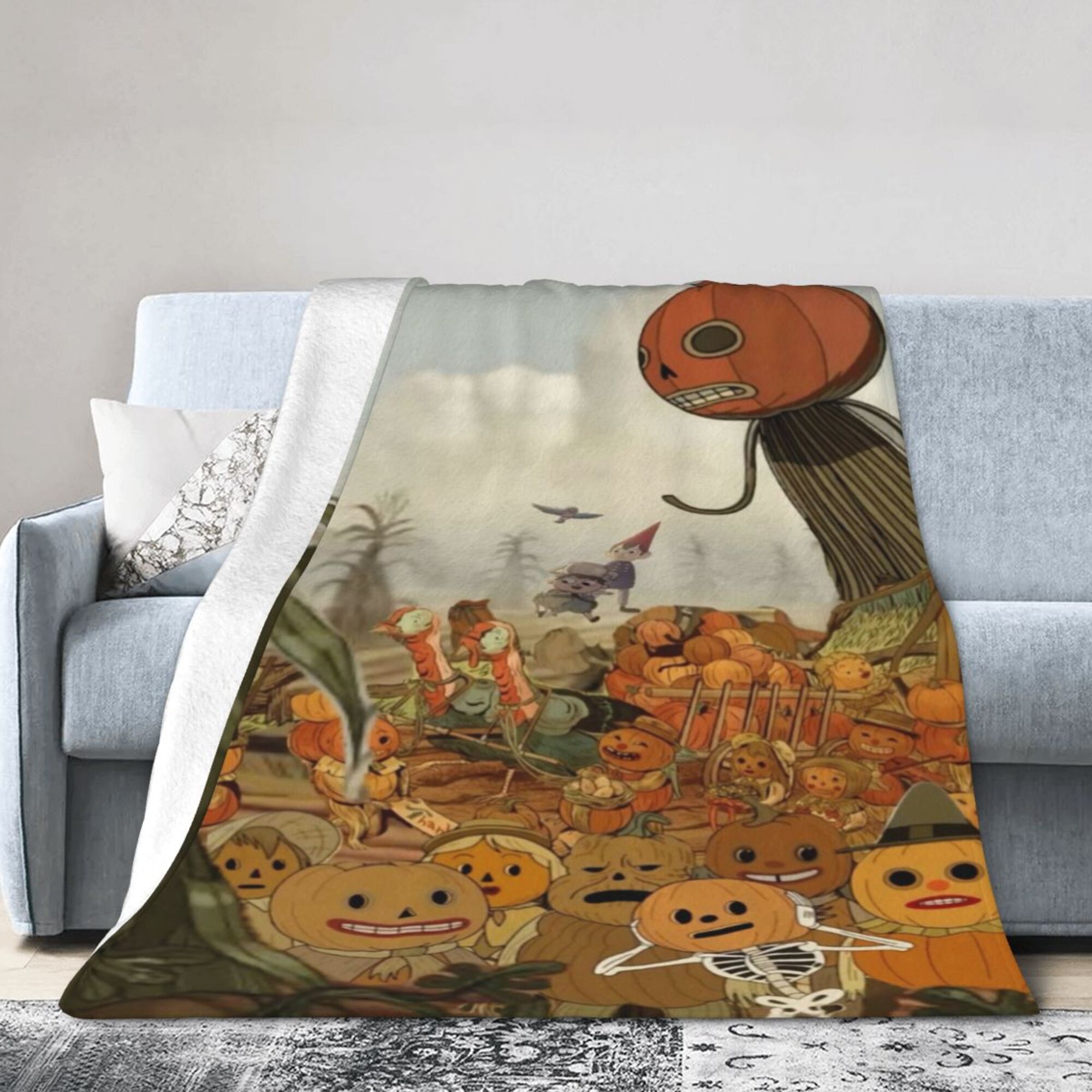 Over The Garden Wall Throw Blankets Plush Travel Blankets Bedroom ...