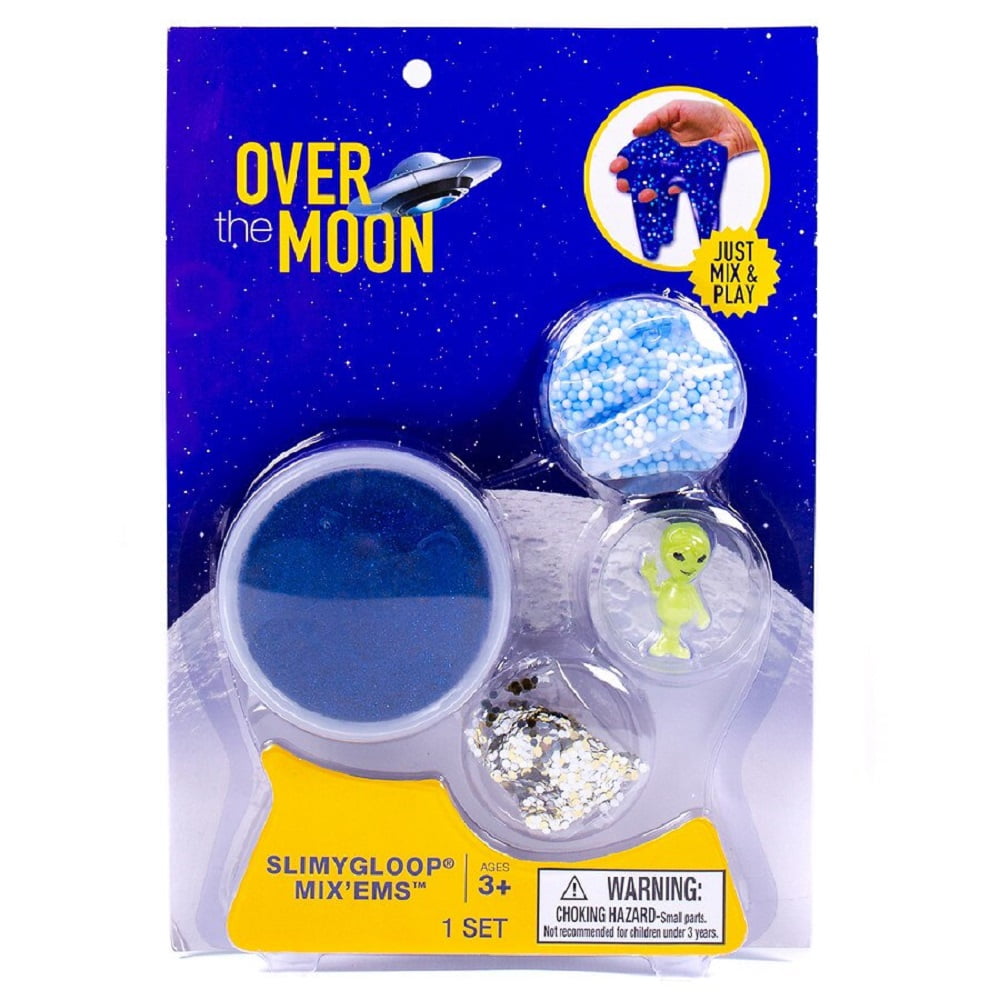 SLIMYGLOOP Over The Moon Alien Mix'ems Make Your Own DIY Slime Kit Mix ...