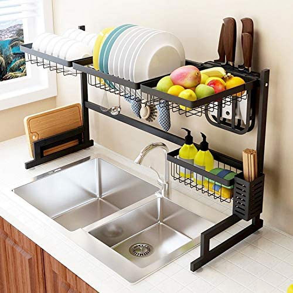Over The Sink Dish Drying Rack Above Sink Dish Rack Drainer Kitchen ...