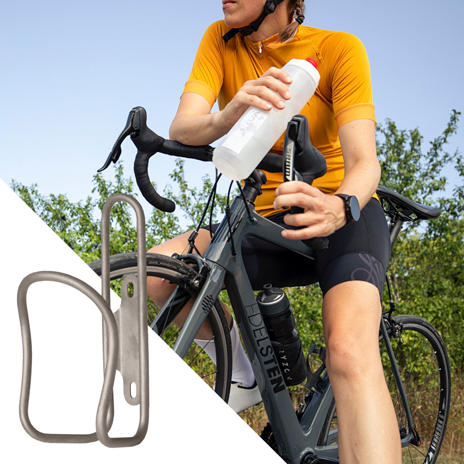 Over The Sink Dish Rack Water Bottle Cage Drink Rack Titanium Alloy ...