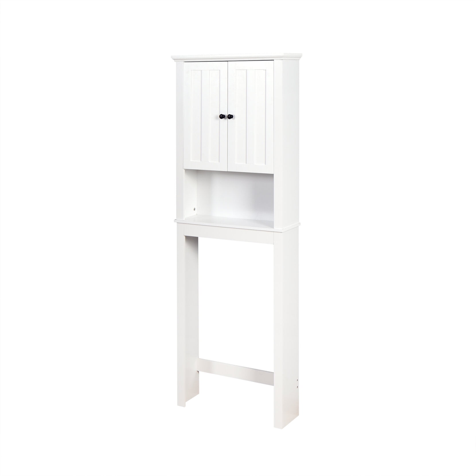 Over-The-Toilet Bathroom Cabinet with Adjustable Shelves - Tall Narrow ...