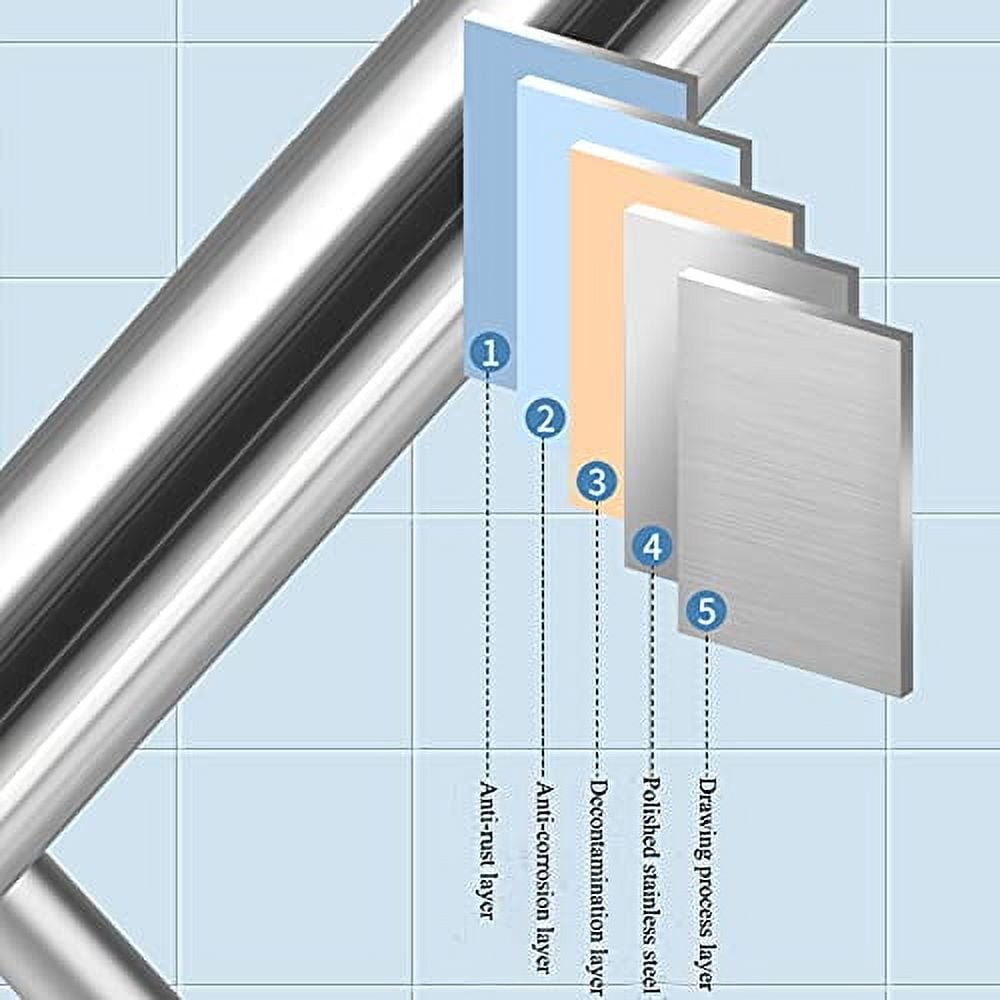 Over The Toilet Rack, Bathroom Shelves Corner Stand Storage Organizer ...