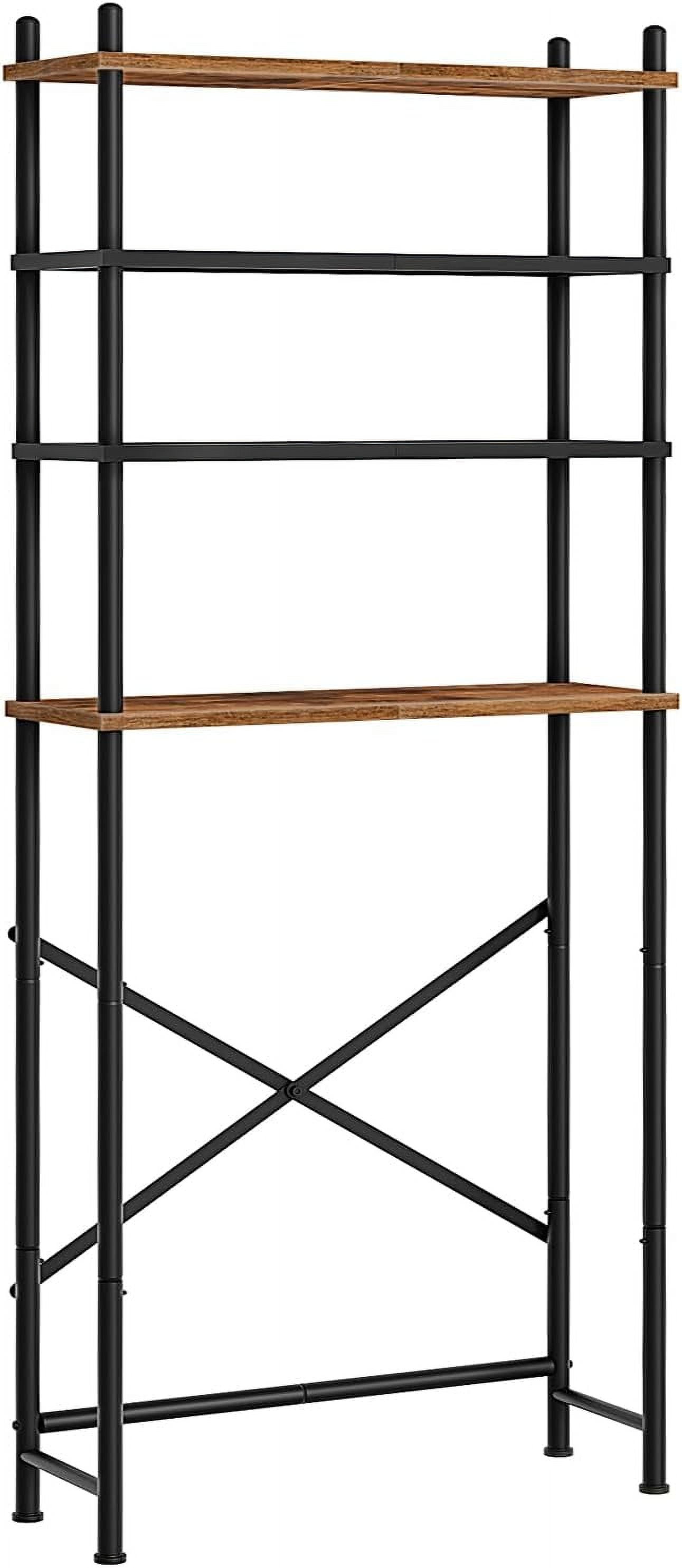 Over The Toilet Storage, 4-Tier Over Toilet Bathroom Organizer ...