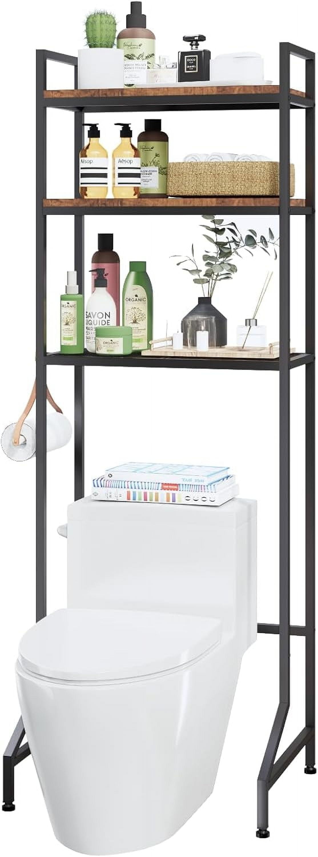 Over The Toilet Storage Rack 3-Tier Bathroom Organizer Shelf Over ...