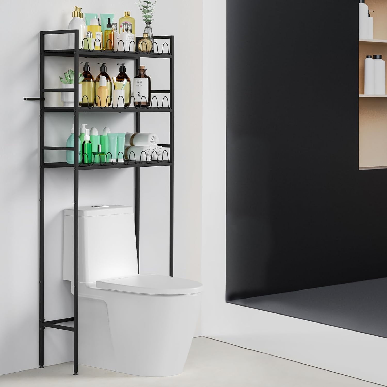 Over The Toilet Storage Shelf, Bathroom Rack Over Toilet, Over The ...
