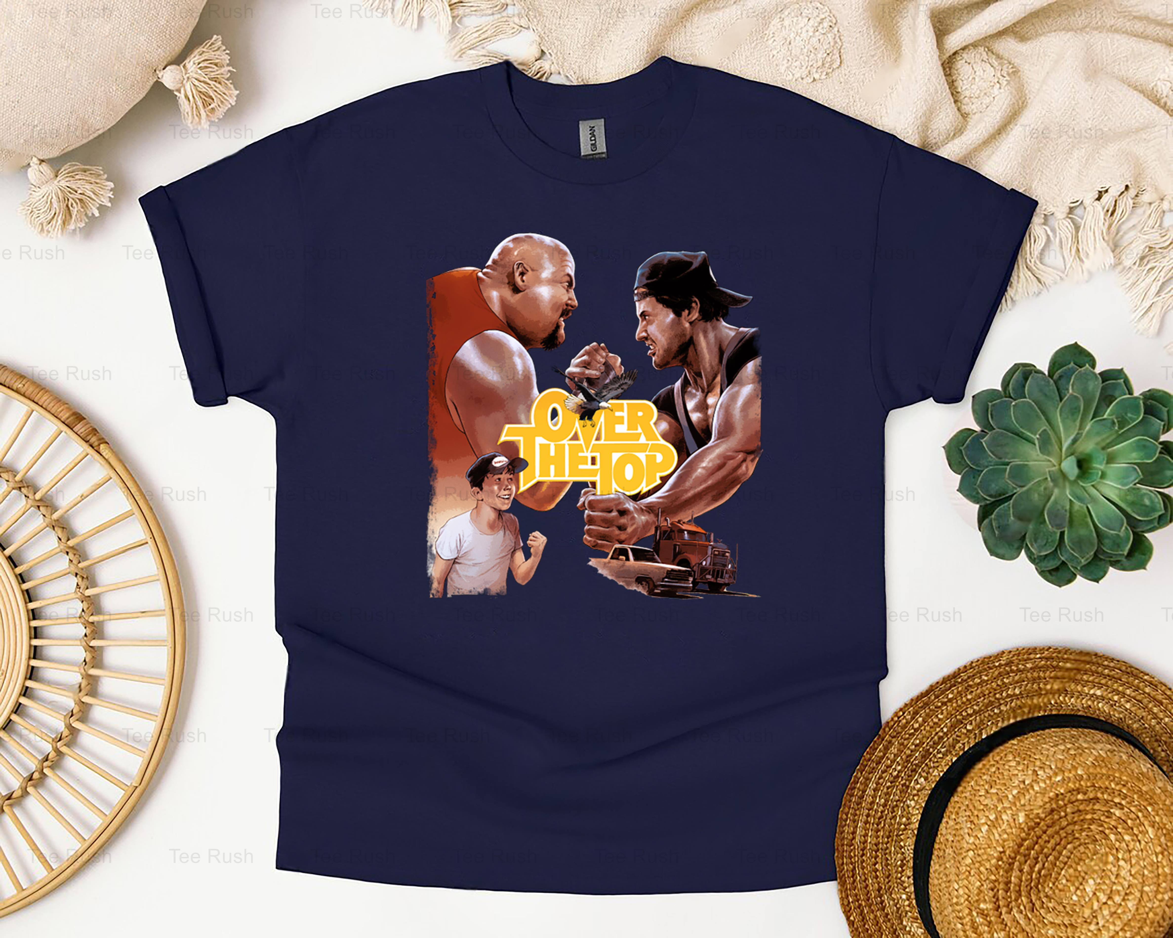 Over The Top Arm Wrestling Movie, Sylvester Stallone, 80s, (2),T-Shirt ...