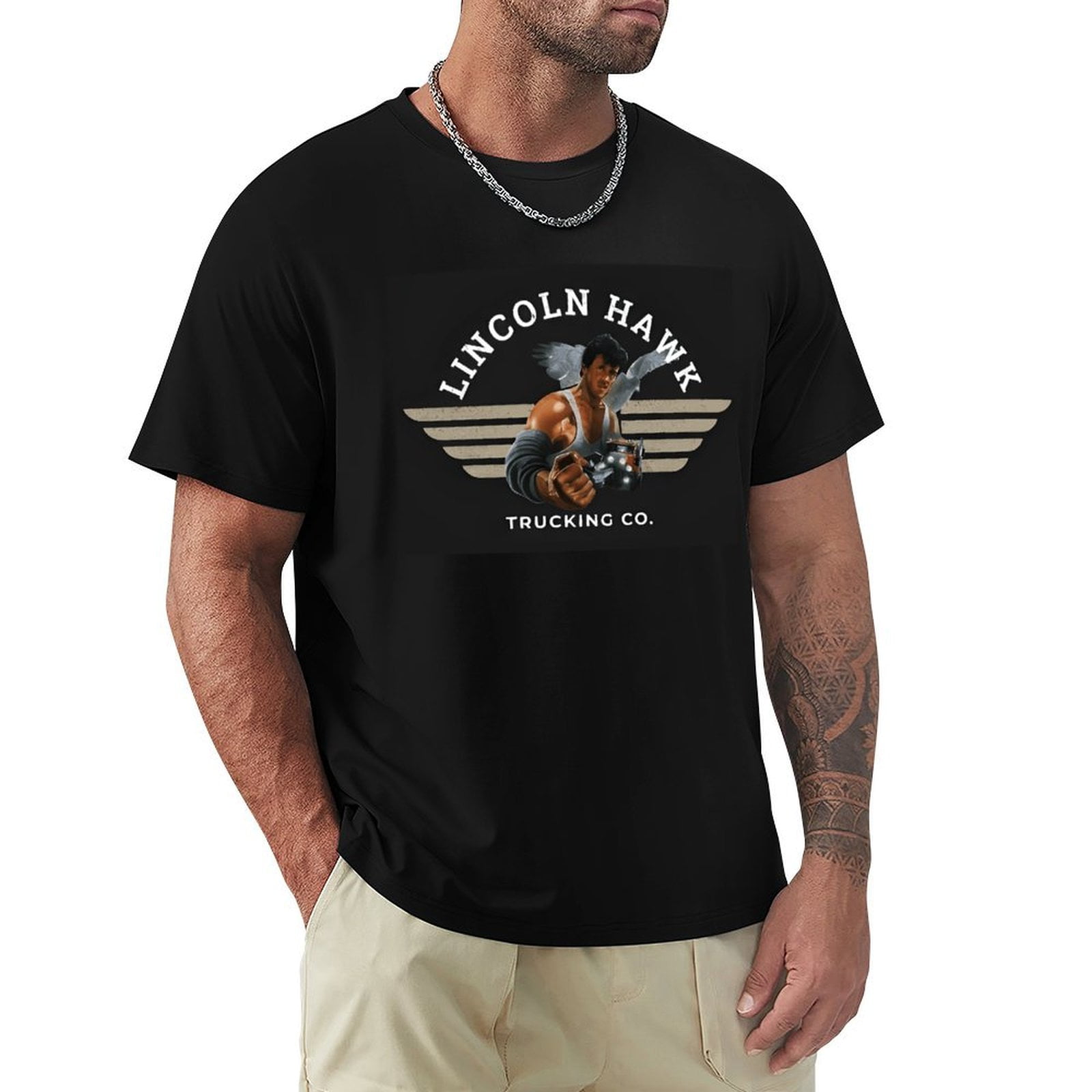 Over The Top Lincoln Hawk Stallone Classic Men's Classic Short Sleeve T ...